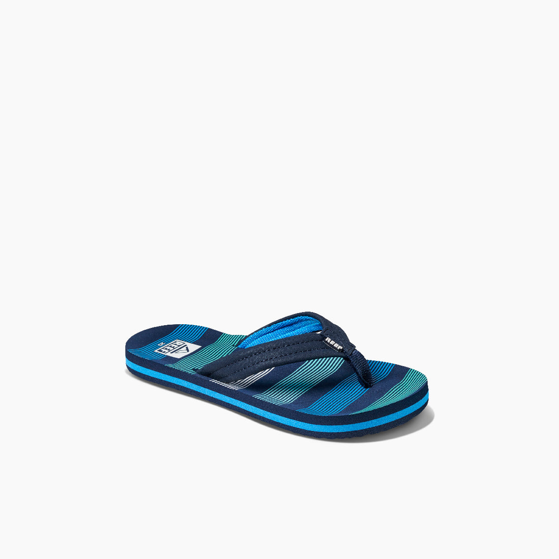 Reef Slipper KIDS AHI DEEP SEA STRIPES